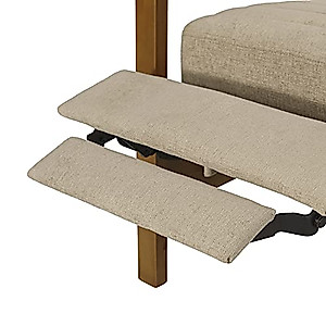 Christopher Knight Home Munro Recliner, Sand + Teak