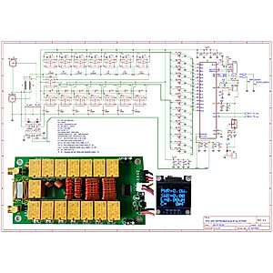 Malahit ATU-100 Antenna Tuner DIY Kits 1.8-50MHz atu100 Automatic Antenna Tuner by N7DDC 7x7 0.96 Inch OLED SMT and chip soldered 3.2 Version Firmware Programmed Unassembled
