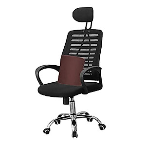 Lumbar Pillow for Car Back Support Pillow Back Cushion Car Lumbar Back Pillow Waist Protection Cushion Car Cushion Slow Pillow Support Pad Lumbar Support Sponge Office Black/1301 ( Color : Coffee , Si