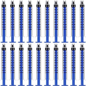 Blue 50 Pcs 1ml 1cc Plastic Syringe No Needle Syringe for Pets Oral, Refilling, Oil or Glue Applicator, Measuring or Transfering Tiny Amount of Liquids, Without Cap