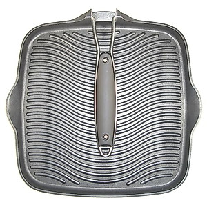 Starfrit Grill Pan, 10"x10", w/Foldable Handle 030036-006-SPEC