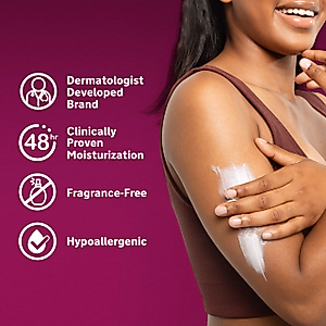 Lubriderm Advanced Therapy Fragrance Free Moisturizing Hand & Body Lotion + Pro-Ceramide with Vitamins E & Pro-Vitamin B5, Intense Hydration for Itchy, Extra Dry Skin, Non-Greasy, 6 fl. oz