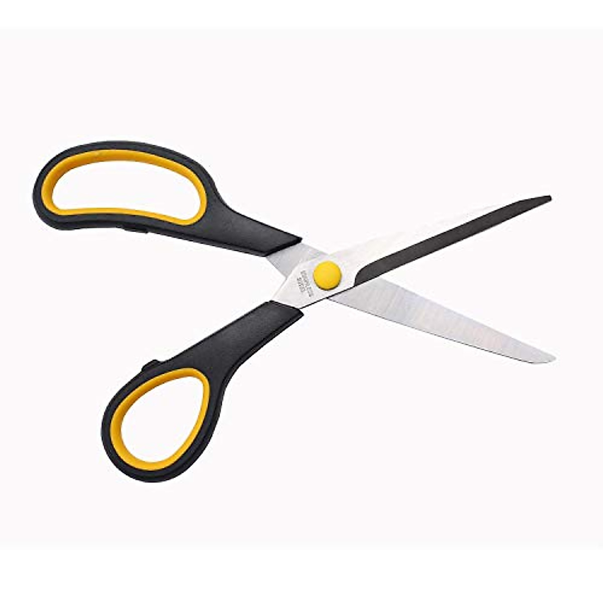 Two sets of scissors Sewing fabric scissors 9.5 "soft comfortable handle Sharp titanium coating forged stainless steel scissors Multi purpose tailor paper cutting color office scissors