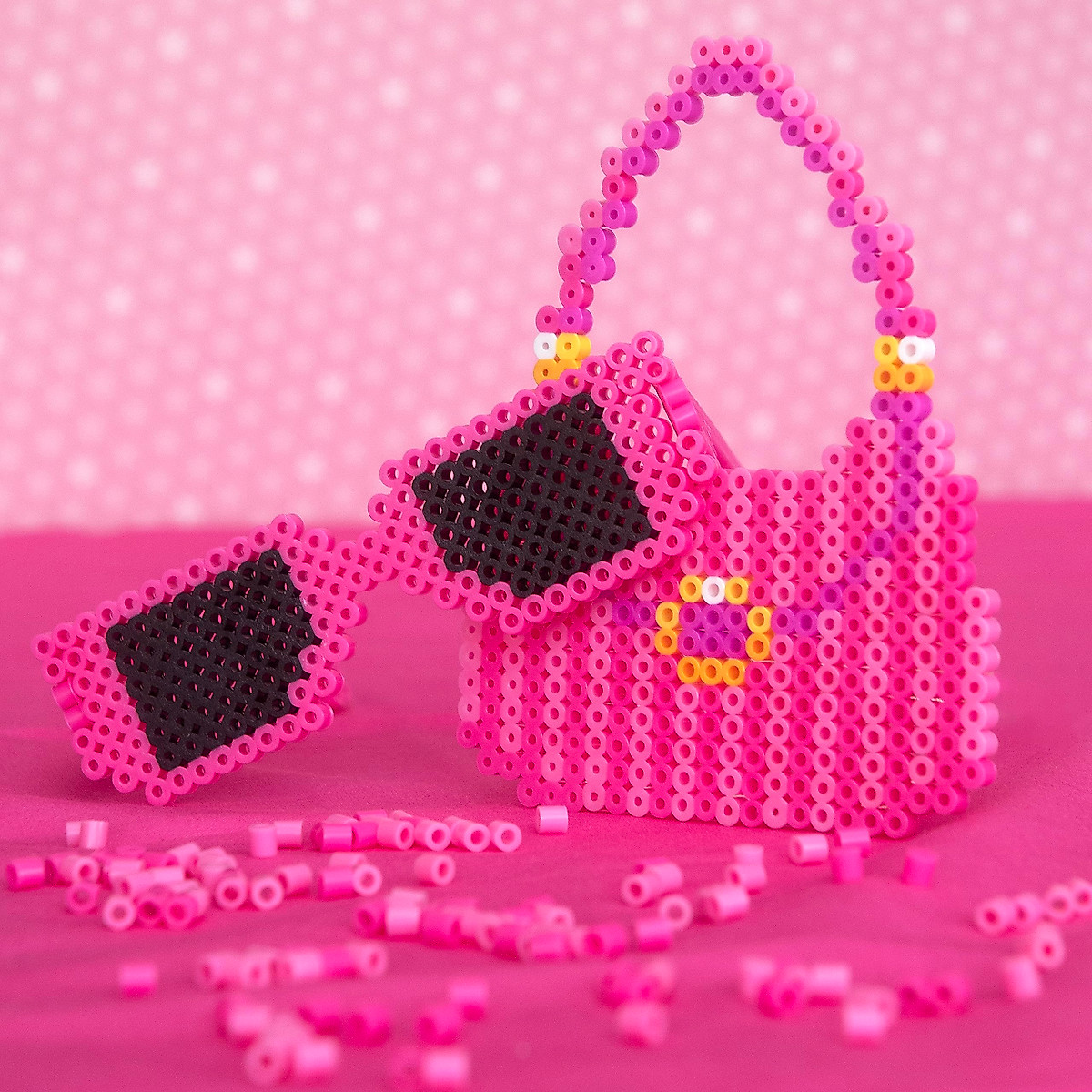 Perler Beads Funfusion: Large Clear Interlocking Pegboards, 2pcs