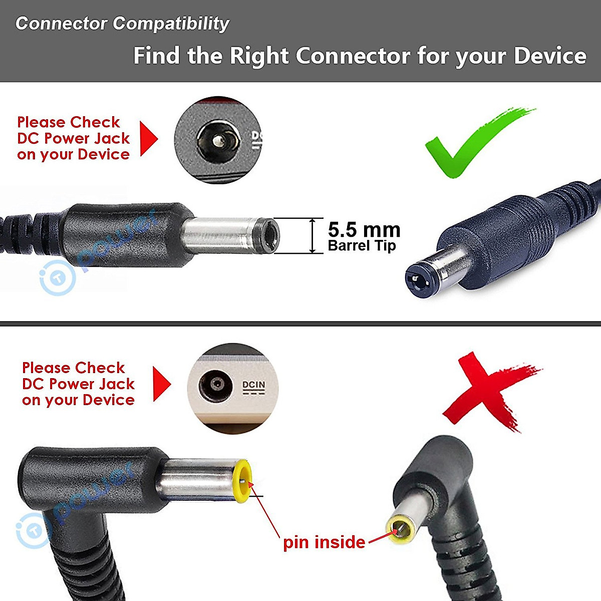 T Power 12V Ac Adapter Charger for Netgear Nighthawk x4 X4S x6 Router R6220 R6250 R6300 R6400 R6700 R7000 R7500 C3000 C3700 C6300 CG3000D CM1000 CM400 CM500 CM600 D6200 D7000 Supply Cord