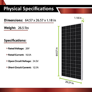 ECI Power 420W 12V Solar Power Kit | 12V 50Ah LiFePO4 Lithium Batteries | 420W Mono Rigid Solar Panels, 30A MPPT Solar Charge Controller | RV, Trailer, Camper, Marine, Off Grid, Solar Projects