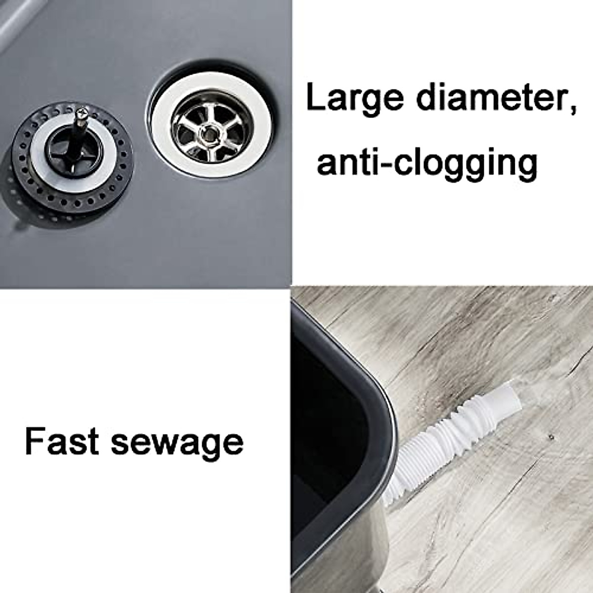 Portable Floor Mop Sink, Floor Mount Mop Sink/Basin, Single Bowl Kitchen Sinks, Camping Sink, Slop Sinks, For Commercial Kitchen, Restaurant, Business, Garages, Basements ( Size : 40*60*50.5cm/15.7*23