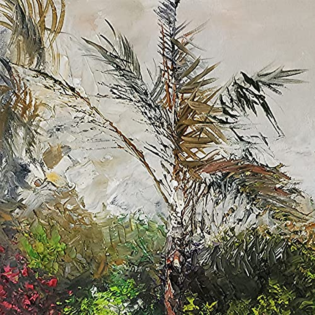 SOLD - Tropical, Landscape By Internationally Renowned Artist Andre Dluhos