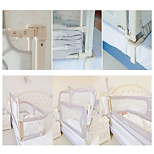 3 In 1 Baby Bedside Crib, Portable Crib,120x50cm,for Cosleeping Baby Bed,next To Me Crib,baby Side Sleeper, For Cosleeper In Bed,soft Washable Liner Cover And Sturdy Aluminum Alloy,Easy To Assemble (