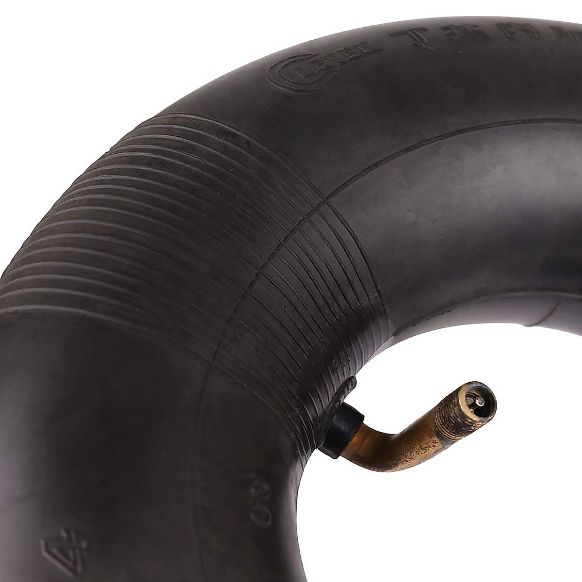4.10/3.50-4" Inner Tube for Hand Truck, Dolly, Hand Cart, Utility Wagon, Snow Blower, Lawn Mower, Wheelbarrow, Generator and More, With TR-87 Bent Valve Stem, Heavy Duty 410/350-4 Replacement Tube