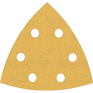 Bosch Professional 5X Expert C470 Sandpaper (for Hardwood, Paint on wood, 93x93 mm, Grit 180, Accessories Delta Sander)