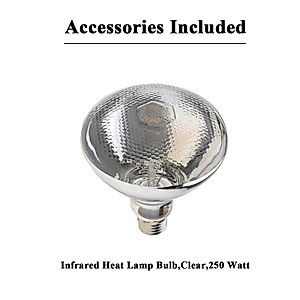 KOUWO Hanging Food Heat Lamp Overhead Food Lamp Warmer Food Light (Dia 29CM(Copper))