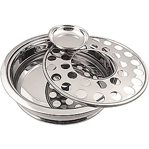 Communion Ware Holy Serving Tray Including Center Bread Plate with A Cover - Stainless Steel (Silver/Mirror)