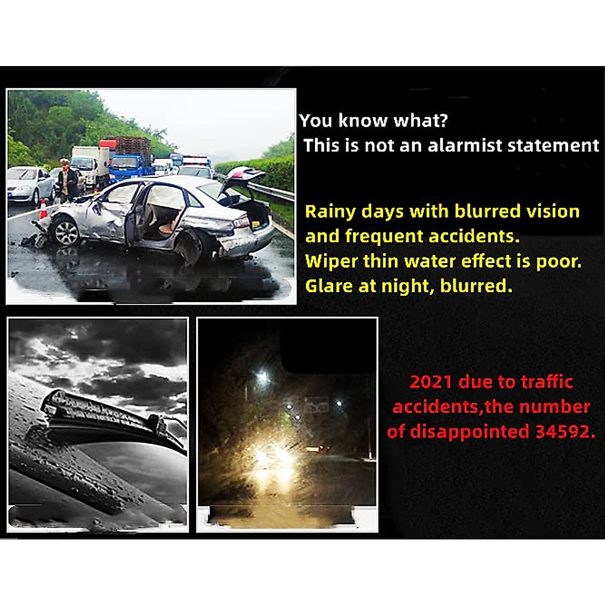 Windshield rainproof agent , ensure clear driving vision in bad rainy weather, so that grease, dirt and rain are not easy to adhere to the glass