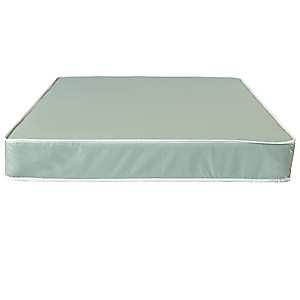 Greaton, 9-Inch Medium Firm Water-Resistance Vinyl Innerspring Mattress, Experience Superior Support and Comfort with Clean and Safe Sleep, Full, Green