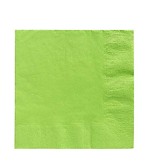 Kiwi Luncheon Paper Napkins Big Party Pack, 100 Ct. 6 1/2" x 6 1/2"