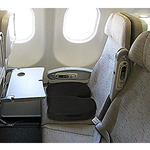 TravelMate Extra-Large Gel-Memory Foam Seat Cushion – Perfect for Office Chair and Wheelchair – Does Not Slip Even on Marble Floors – Washable & Breathable Cover – Relieves Back Pain – 19.5”x17”x2.5”