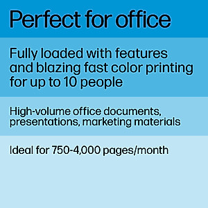 HP Color LaserJet Pro 4201dn Printer, Print, Fast speeds, Easy setup, Mobile printing, Advanced security, Best-for-small teams,white