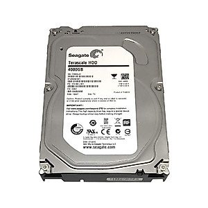 Seagate 4TB Terascale HDD SATA 6Gb/s 64MB Cache 3.5-Inch Internal NAS Hard Drive (ST4000NC001) - 3 Year Warranty (Renewed)