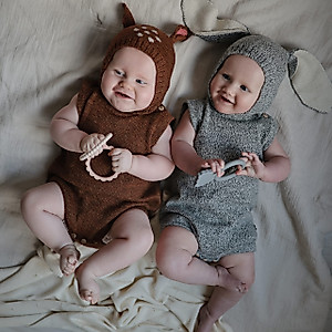 mushie Pearl Teether Bracelet | 3-Pack (Clary Sage/Tuscany/Desert Sand)