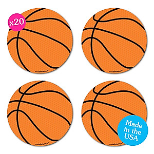 Big Dot of Happiness Nothin' but Net - Basketball - Decorations DIY Baby Shower or Birthday Party Essentials - Set of 20