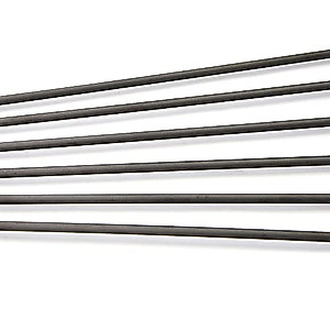 AMEYXGS 34Inch Archery Carbon Arrows Hunting Arrows Target Practice Arrows Spine 500 with Turkey Feather and Arrow Quiver for Recurve and Compound Bow (6pcs)