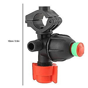 Omabeta Spraying Nozzle For Plant Good effect Easy to install Agricultural Spraying Nozzle Agriculture Spray Nozzle gardens for agricultural farm(4 points clamp tube)