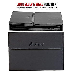 Alpatronix iPad Case with Keyboard, 9.7 inch KX130 Leather iPad Cover w/Detachable Wireless Bluetooth Keyboard Compatible w/Apple iPad 6 (2018), iPad 5 (2017), iPad Pro 9.7 & iPad Air 2/1 – Pink