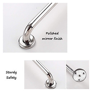 ALDEPO Grab Bars Stainless Steel Grab Bar, Grab Rails，Elderly Pregnant Women with Disabilities, Safety Non-Slip Barrier-Free Handrail, for Bathtub, Toilet, Kitchen