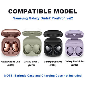 Lopnord for Galaxy Buds 2 Pro Case/Galaxy Buds Pro Case/Galaxy Buds 2 Case/Galaxy Buds Live Case with Lock, Carbon Fiber Shockproof Cover for Galaxy Buds Pro Case Samsung Earbuds with Keychain