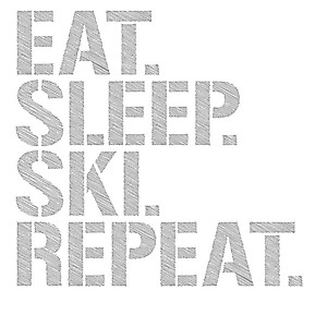 CafePress Eat Sleep Ski Repeat Mugs Ceramic Coffee Mug, Tea Cup 11 oz