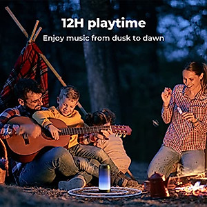 ELEHOT Direct Bluetooth Speakers Portable Wireless Speaker with True Wireless Stereo and Dual Pairing Stereo Loud Volume Color Change Mode (Blue)