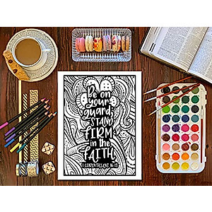 Bible Verse Coloring Book for Girls