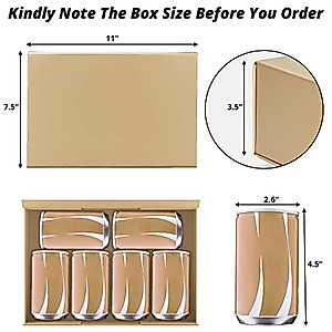 MONDEPAC Gift Box 11x7.5x3.5 Inches,Gold Gift Boxes with Magnetic Lid，Christmas Gift Box Contains Card, Ribbon, Shredded Paper Filler Gift Box for Gift Packaging,Christmas Birthdays Gift Packaging