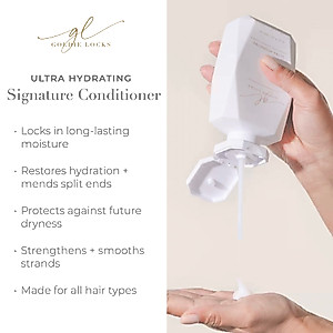 Goldie Locks Ultimate Travel Duo, Ultra Hydrating Signature Shampoo & Conditioner Hair Care Set, Infused with Marula Oil, Biotin, Rose Water & White Truffle, Sulfate & Paraben-Free, 3.4 Oz Each