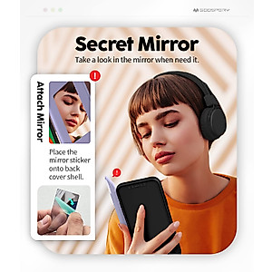 GOOSPERY iPhone XR Wallet Case with Card Holder, Protective Dual Layer Bumper Phone Case - Lilac Purple