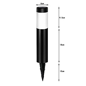 ZHUANYIYI 2 Pieces, Outdoor Solar Lights, Lawn Landscape Lights Inserted in The Courtyard, Waterproof Street Lights for Home Garden Decoration