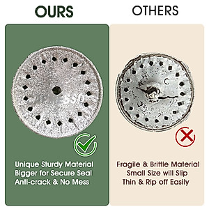 CAPMESSO Aluminum Foil Lids for Reusable Nespresso Vertuo Pods, Coffee Pods Sticker Covers Seals Compatible with Nespresso Reusable Pods Vertuo Refillable Vertuo Capsule (Vertuo pods lids-120 pcs)