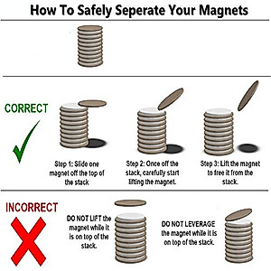 60pcs Small Magnets,Round Refrigerator Magnets, Small Cylinder Fridge Magnets, Office Magnets, Whiteboard Magnets, Durable Little Miniature Tiny Mini Magnets for Crafts