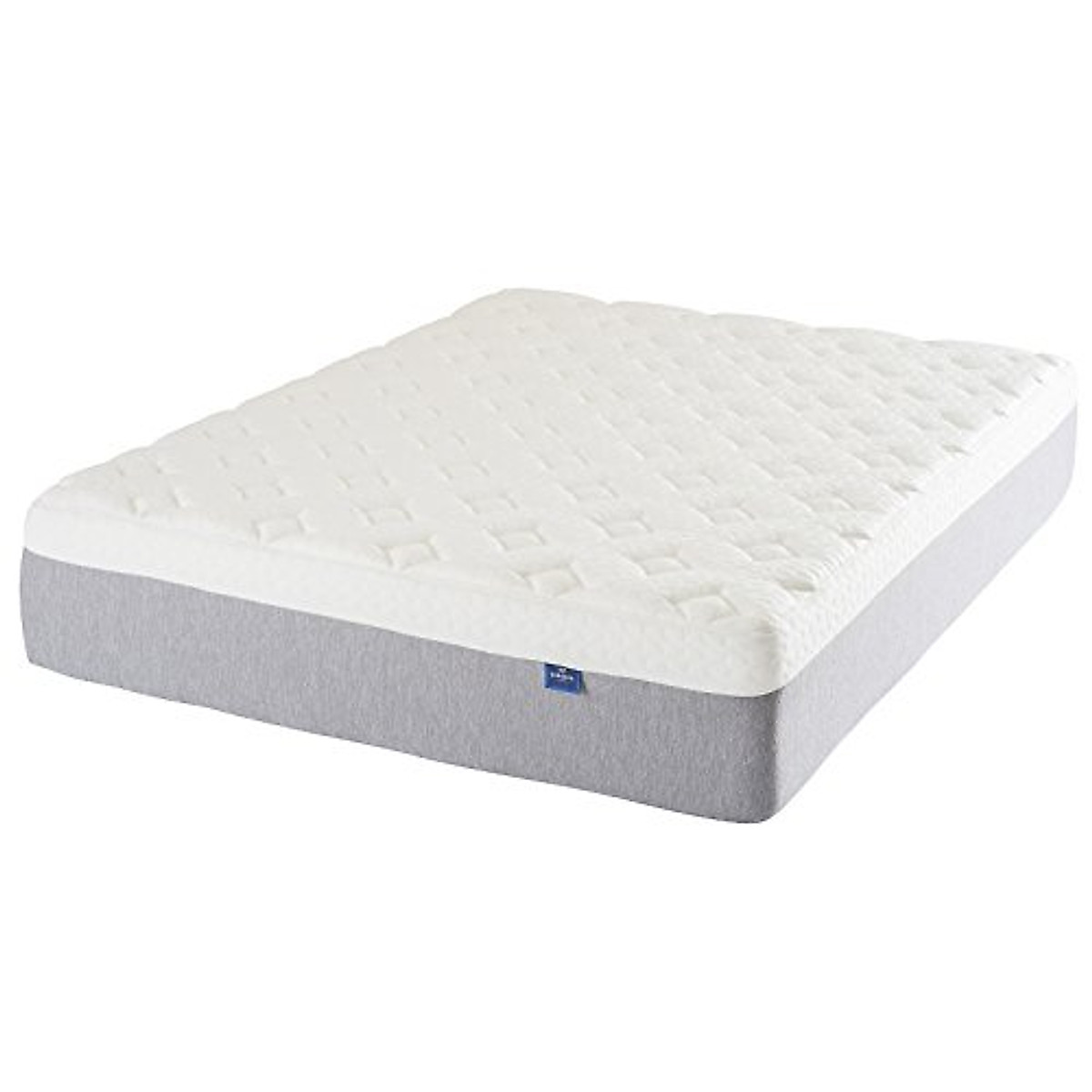 Serenia Sleep 14 Inch Quilted Sculpted Plush Gel Memory Foam Mattress -Queen