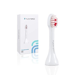 Replacement Toothbrush Heads Compatible with Flexforce Electric, Soft Dupont Bristles Head (Red)