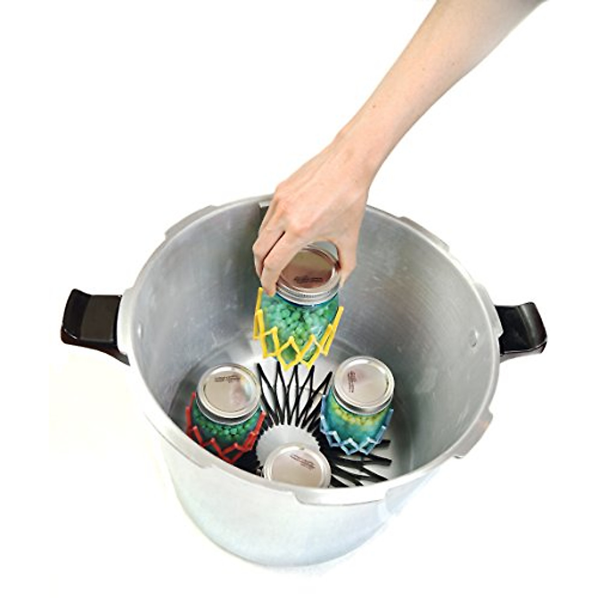 Spice Ratchet Blossom Multi-Use Silicone Trivet, Kiwi Green