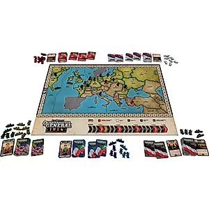 Quartermaster General: 1914 – A Boardgame by Griggling Games 2-5 Players – 90+ Mins – Board Games for Family Game Night – for Kids and Adults Ages 13+ - English Version