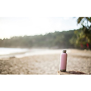 Simple Modern 17oz Bolt Sports Water Bottle - Stainless Steel - Double Wall Vacuum Insulated - Leak Proof Bottle Pattern: Ocean Quartz (Wave Water Bottle)