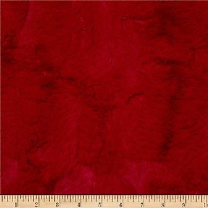 Shannon Minky Luxe Cuddle Hide Cardinal, Fabric by the Yard