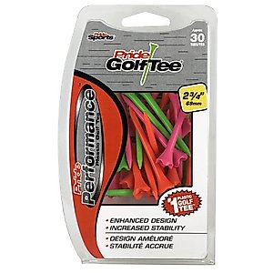 Pride Performance 2-3/4" Citrus Mix Golf Tee, 30 count