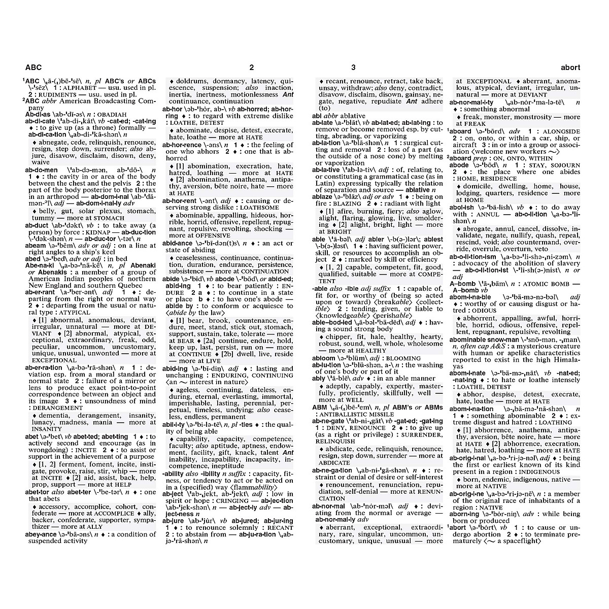 Merriam-Webster's Dictionary and Thesaurus, Newest Edition, Mass-Market Paperback