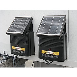 Bird Barrier Solar Charger – 12V Solar Power Bank with Bottom Connectors – Powers 500ft Track – User-Friendly On Off Switch – Ideal Solar Battery Charger for Smaller Projects