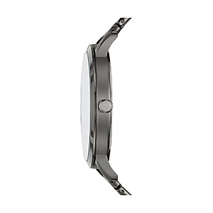 Lux Luther Three-Hand Smoke Stainless Steel Watch