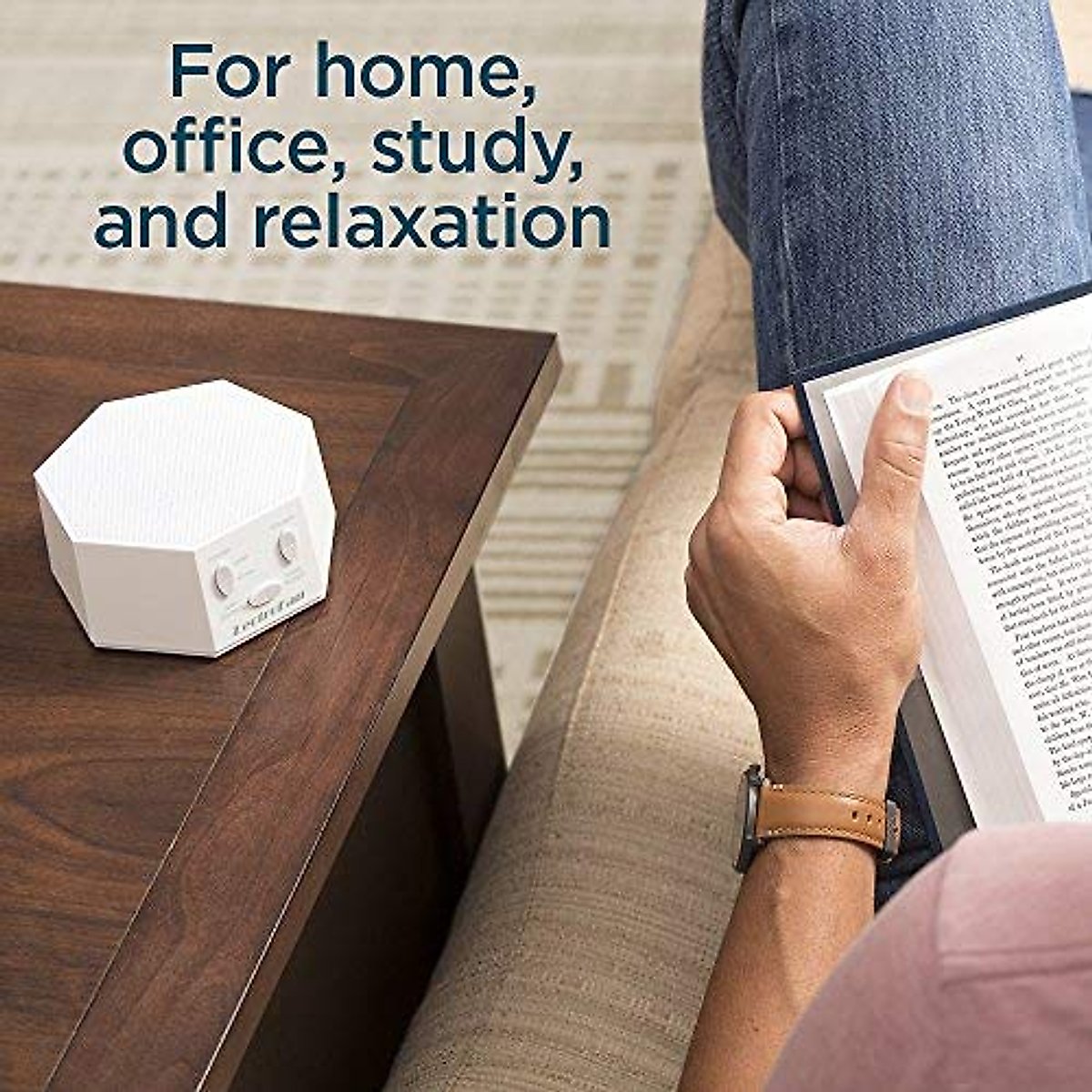 LectroFan High Fidelity White Noise Machine with 20 Unique Non-Looping Fan and White Noise Sounds and Sleep Timer